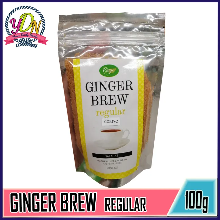 GINGA GINGER BREW IN ZIPLOCK PACKAGING 100 GRAMS PER PACK LIVE HEALTHY ...