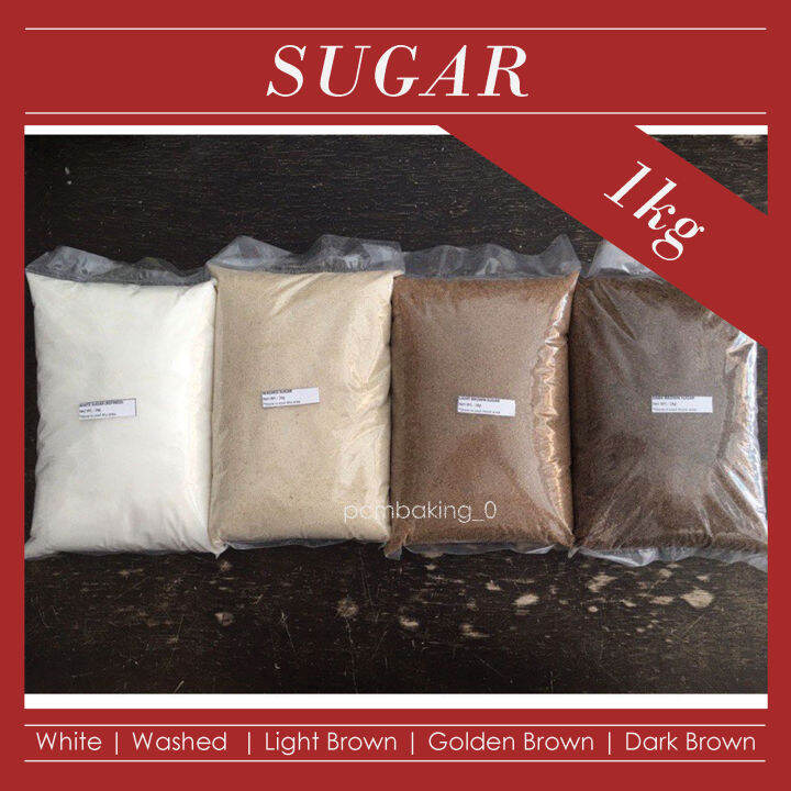 Sugar White Washed Light Brown Dark Brown 1kg | Lazada PH