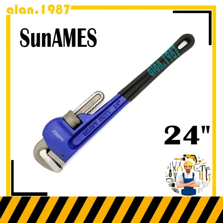 SunAMES industrial pipe wrench, pipe wrench (24 inches) | Lazada PH