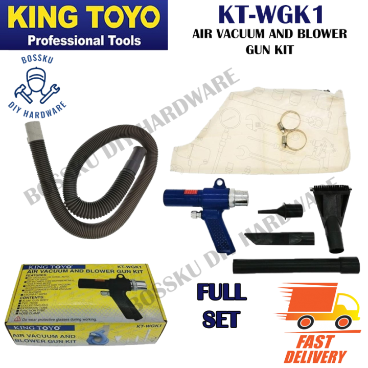 KING TOYO KT-WGK1 Compressor Air Vacuum & Blower Gun Kit (Wonder Gun ...
