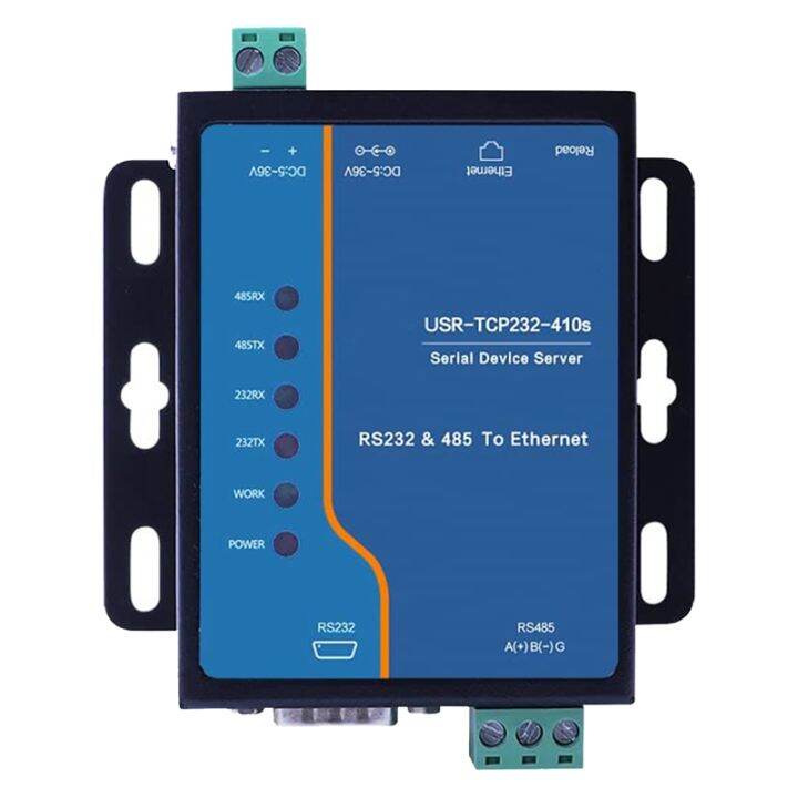 Serial Server Industrial Grade RS485 Modbus RTU to Ethernet Dual Serial ...
