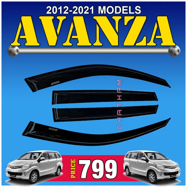 Window Visor Rain Guard for Toyota Avanza 2012 - 2021 ( Brand New ...