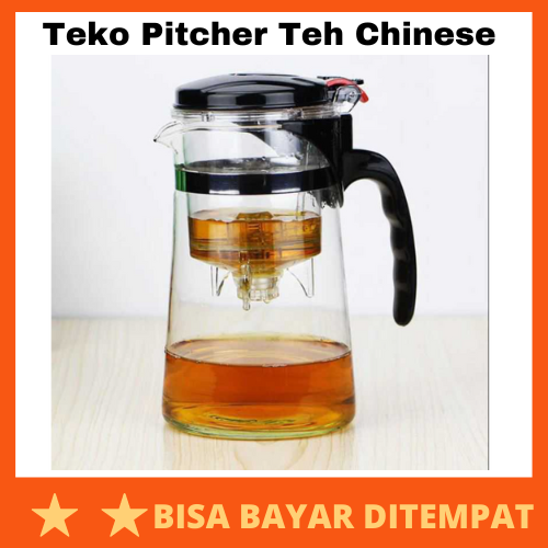 Teko Teh Chinese Teapot with Saringan Infuser / Teko Wadah Kettle ...