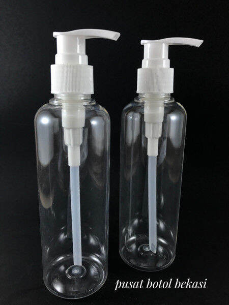 BOTOL PET 250 ML BENING TUTUP PUMP PUTIH | Lazada Indonesia