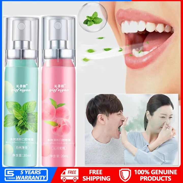 Portable Oral Spray Breathing Refresher 20ml Mini Oral Spray Herbal ...