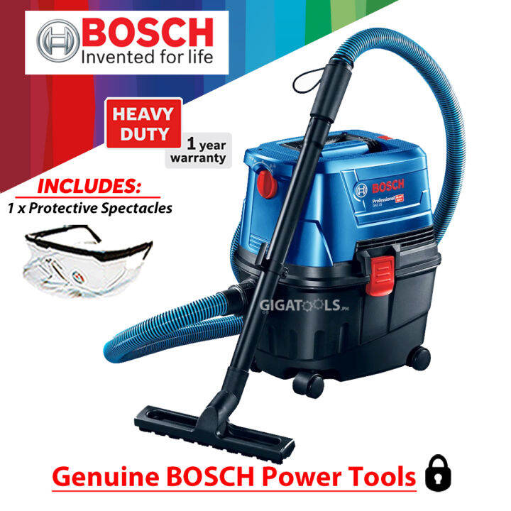 Bosch GAS 15 Professional Heavy Duty Vacuum Cleaner Wet/Dry Extractor 1 ...