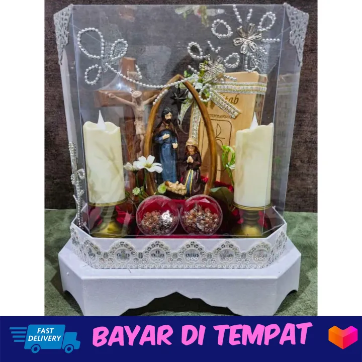 Paket Hantaran Persembahan Pernikahan Katolik / Salib Yesus / Patung ...