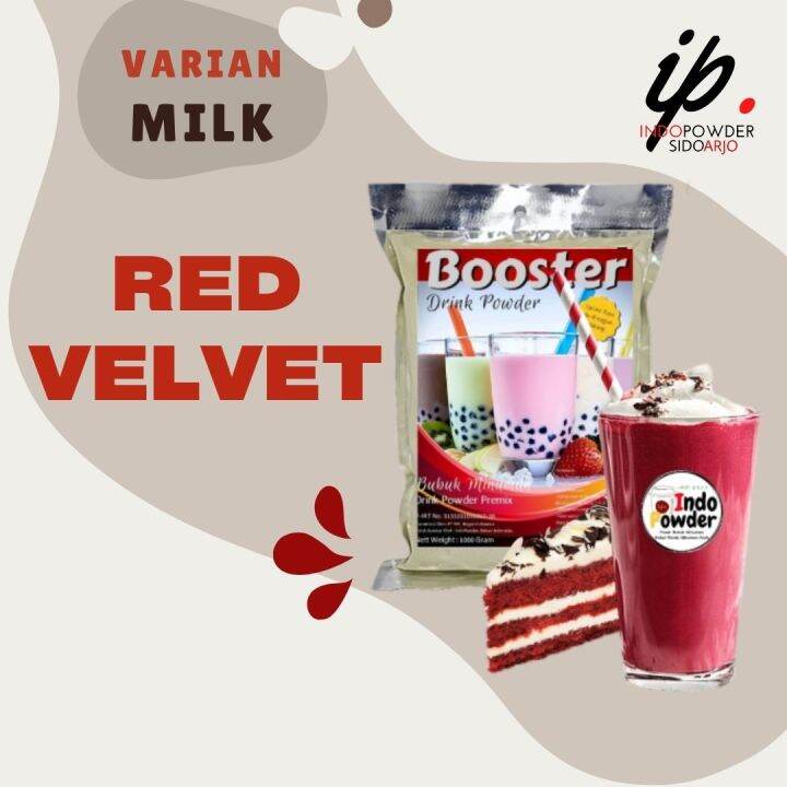 Red Velvet Powder 1 Kg / Bubuk Red Velvet 1 Kg / Bubuk Minuman Red ...