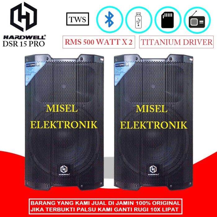 Speaker Aktif 15 Inch Hardwell Dsr 15 Pro Dsp15pro 500 Watt Original