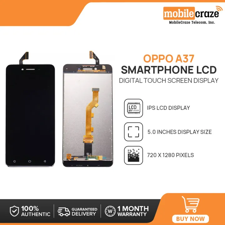 Smartphone LCD for Oppo A37 Digital Touch Screen Display Frame Assembly ...