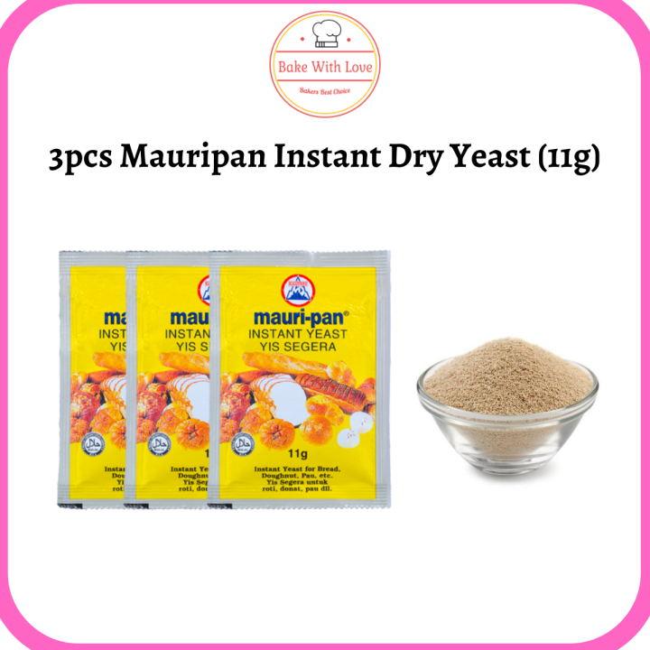 3pcs Mauri-pan Instant Dry Yeast (11g) | Lazada