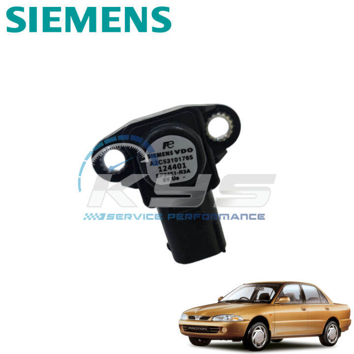 SIEMENS# PRESSURE MAP SENSOR 3 PINS (Manifold Air Sensor) # PROTON WIRA ...