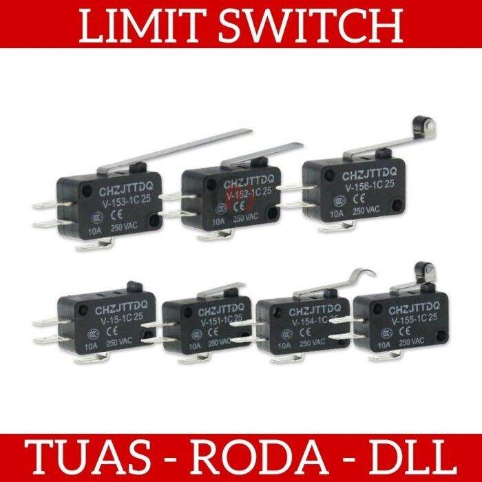 Micro Limit Switch Saklar Sensor Plus Tuas Roda DLL | Lazada Indonesia