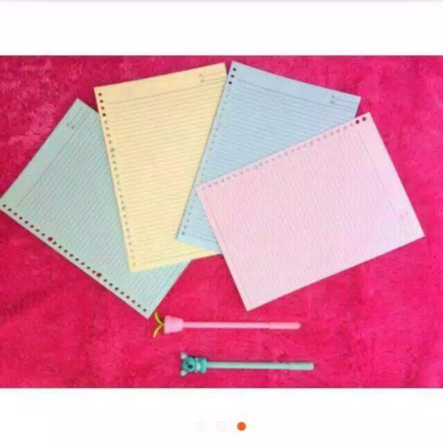 Isi Binder Putih dan warna Bergaris B5 26ring | Lazada Indonesia