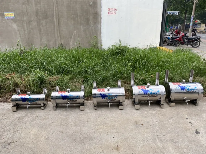 [Tặng Chân Bass+Vòi Inox] Bình Nước Inox Xe Tải 20L/30L/40L/50L/60L ...