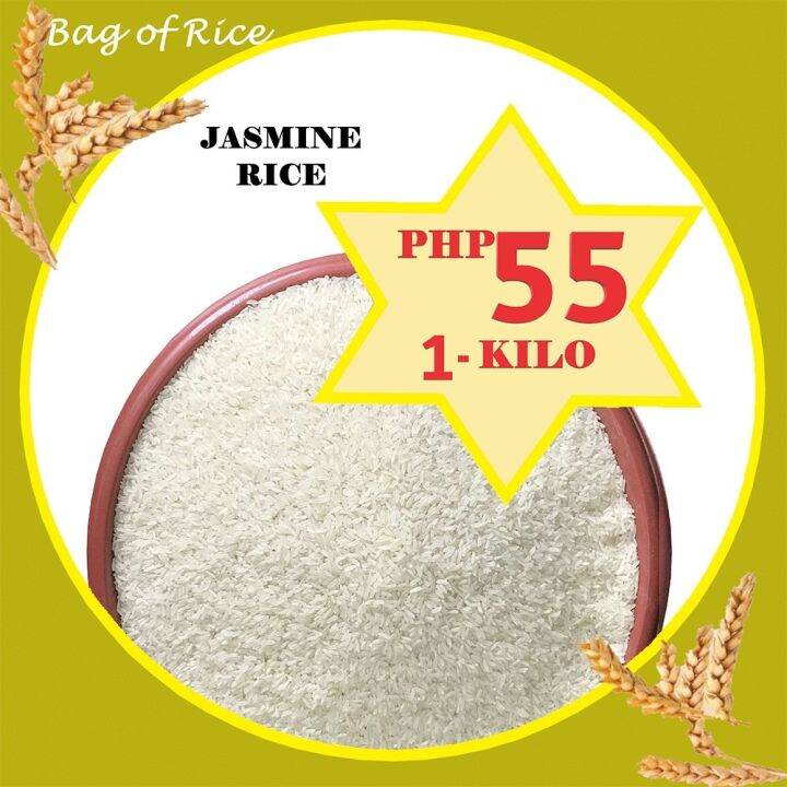 Bag Of Rice - Jasmine Long Grain / Bigas 1 KILO | Lazada PH