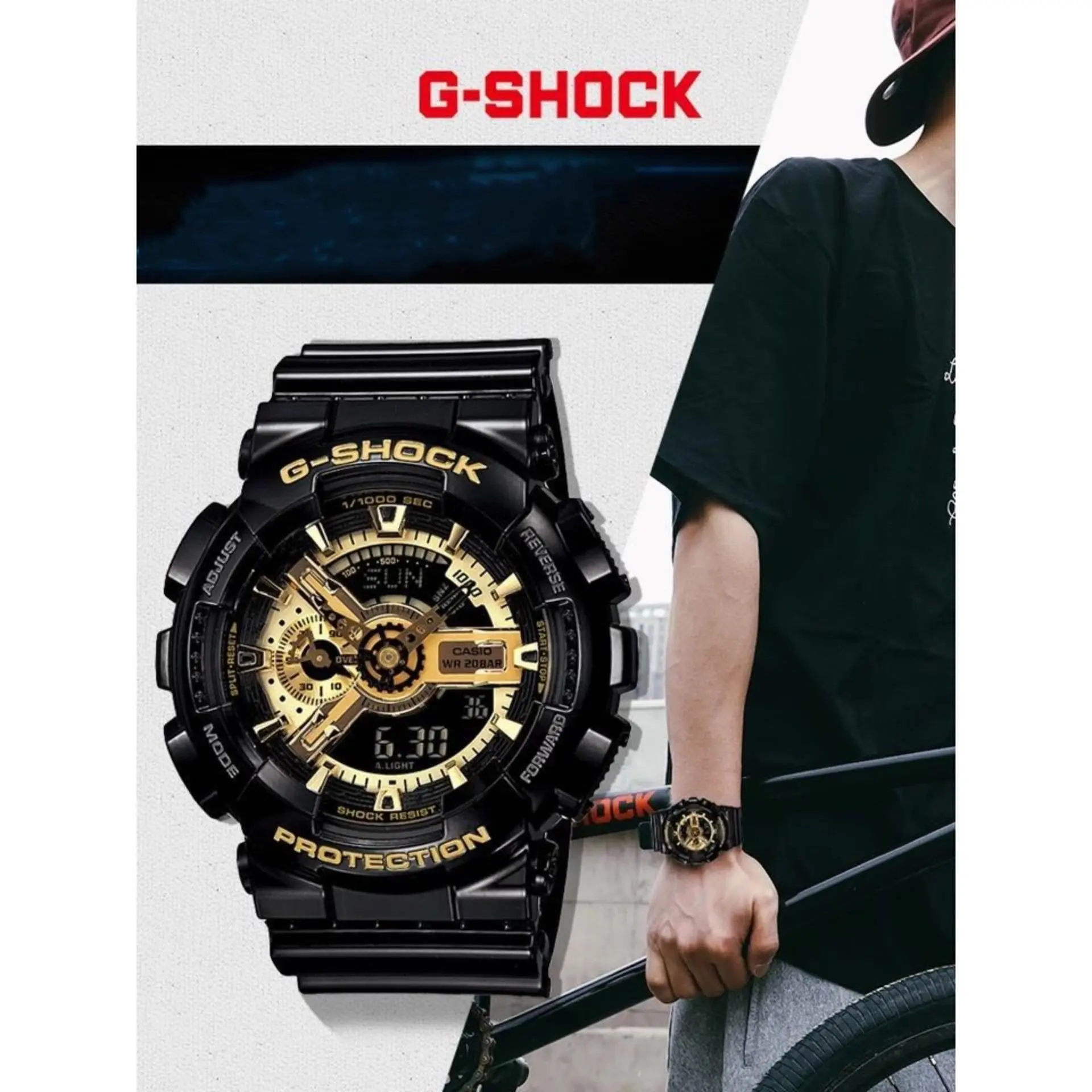 นาฬิกา / นาฬิกาข้อมือ CASIO G-SHOCK รุ่น GA-110HR-1ADR / GA-110HR / GA ...
