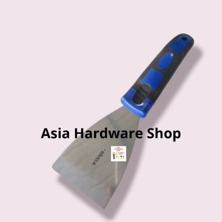 TORA Kape 3 Inch Stainless Gagang Karet Scraper Karet 3" Inci | Lazada ...