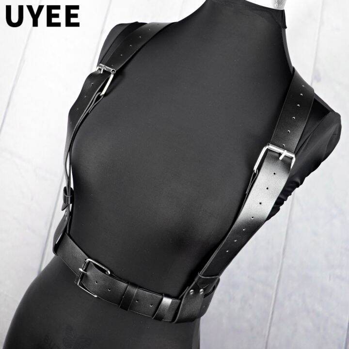 Uyee Women Suspender Leather Harness Belt Body Chain Sexy Underwear