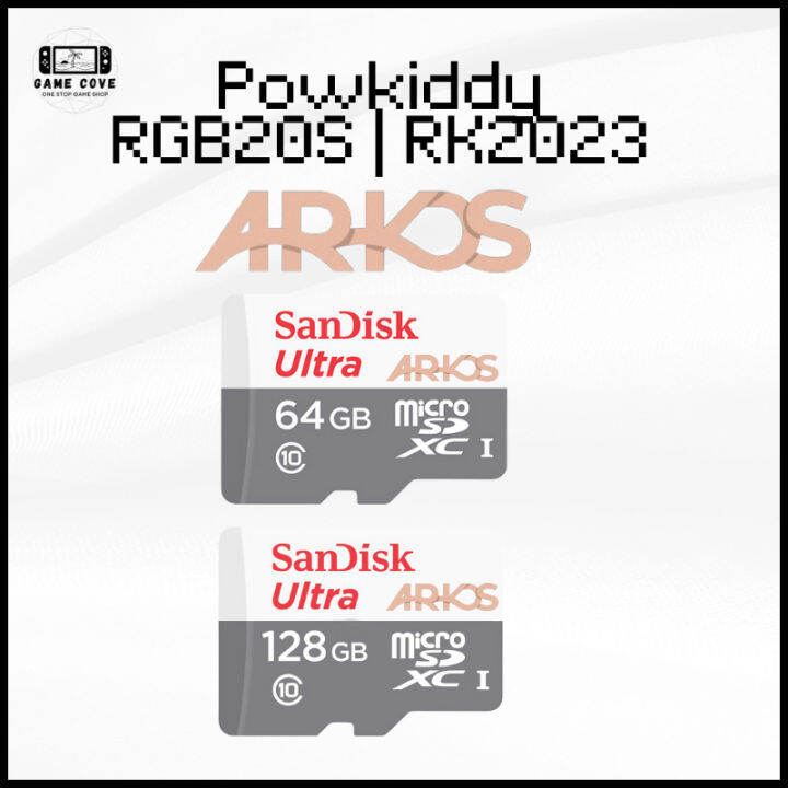 Powkiddy RGB20S RK2023 ARK OS SANDISK SD Card | GameCove PH | Lazada PH