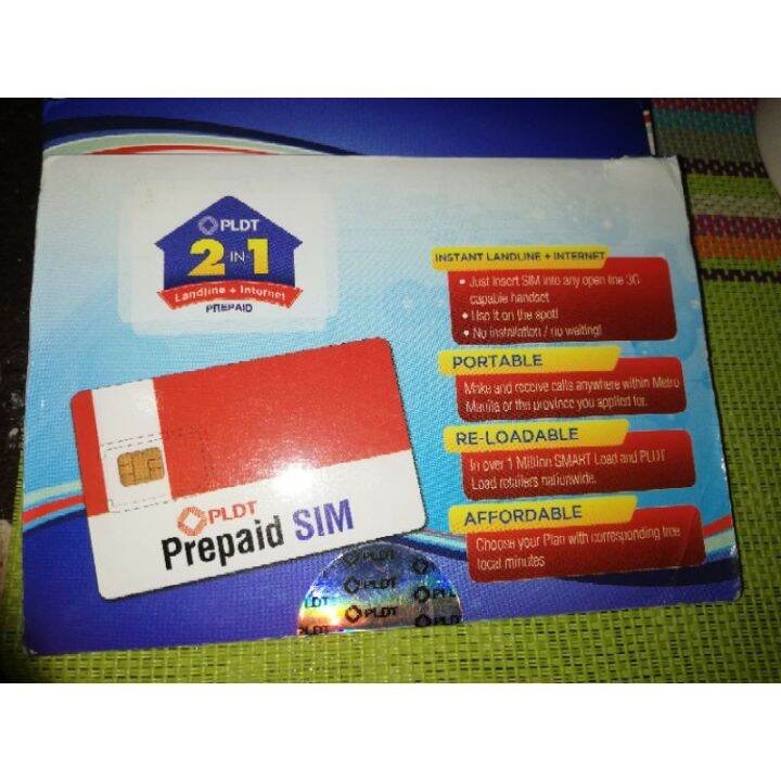 PLDT Landline Prepaid Sim (046-Cavite) | Lazada PH