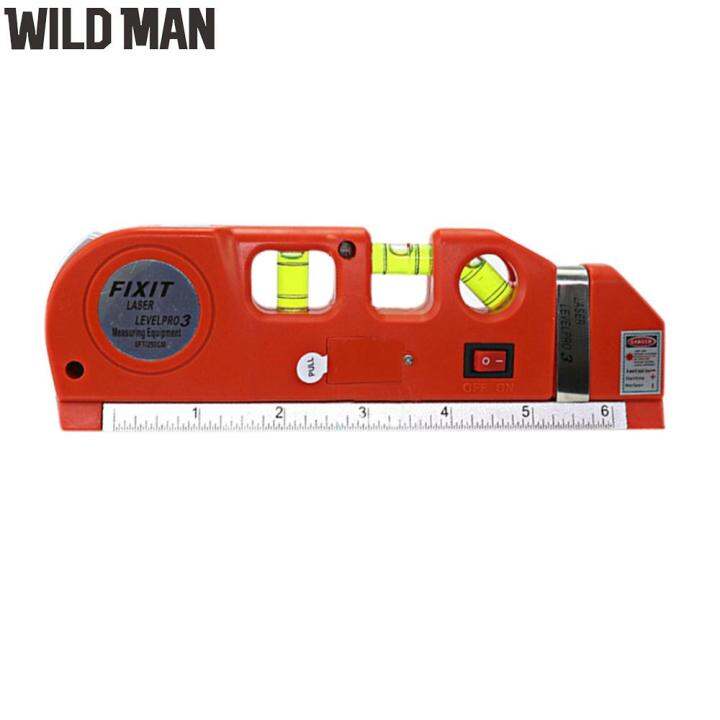 Multifunctional Cross Line Laser Level 8ft Measurment Tape High Precise ...