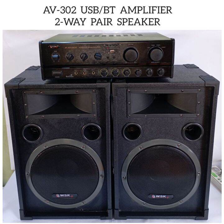 ONLY 99 𝕊𝕖𝕥 𝔸𝕍-𝟛𝟘𝟚 𝕌𝕊𝔹/𝔹𝕋 𝔸𝕞𝕡𝕝𝕚𝕗𝕚𝕖𝕣 & 𝟙𝟘" 𝟚-𝕎𝕒𝕪 ℙ𝕒𝕚𝕣 𝕊𝕡𝕖𝕒𝕜𝕖𝕣 𝟙𝟘𝟙 ...