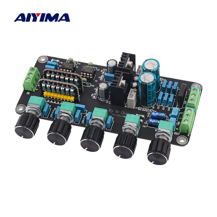 AIYIMA Pre-amplifier Tone Board UPC4570C OP AMP Stereo Preamplifier ...
