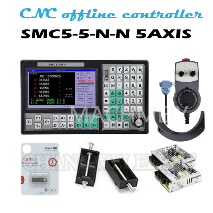 5 Axis Offline Cnc Controller Smc5 5 N N 500khz G Code Motion Control