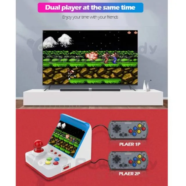Game retro gameboy MARIO dkk arcade FC 360 in 1 bisa sambung ke TV ...