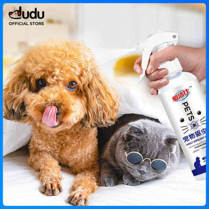 DUDU Pet 260ML Pet Flea and Tick Sprays with Natural Oils Safe for ...