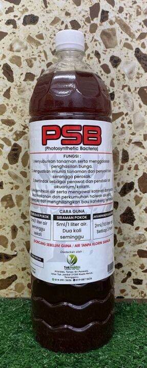 PSB (Photosynthetic Bacteria) Jernihkan Air Kolam atau Akuarium / Suburkan Tanaman (1500ml) | Lazada