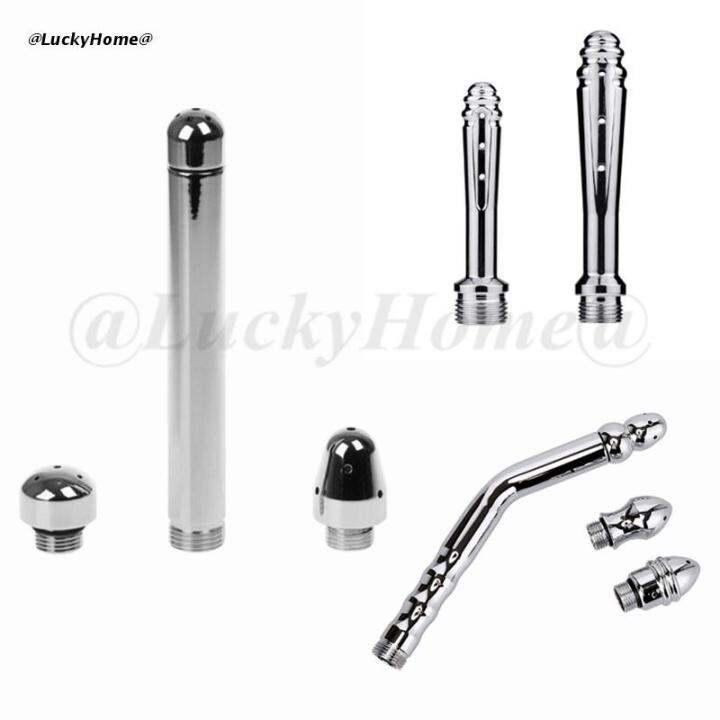 Shower Rectal Enema Water Nozzle Many Styles Head Metal Butt Douche Clean Washing Resuable For