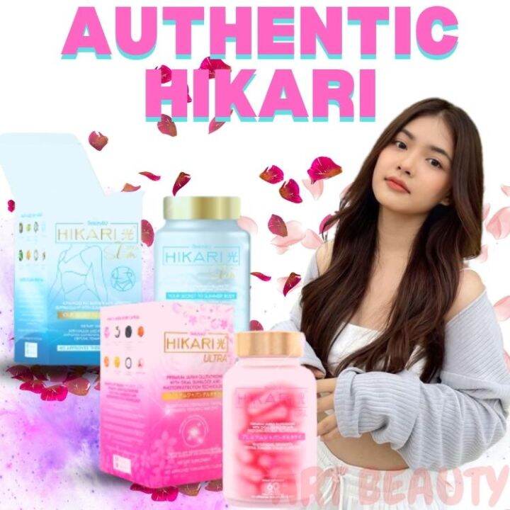 Hikari Glutathione Capsule Original & with Collagen Whitening ...