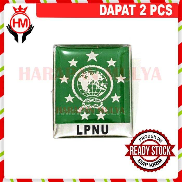 Pin Logo LPNU Lencana Pin LPNU Model Kotak Bros NU Murah Pin Lembaga Perekonomian Nahdlatul ...