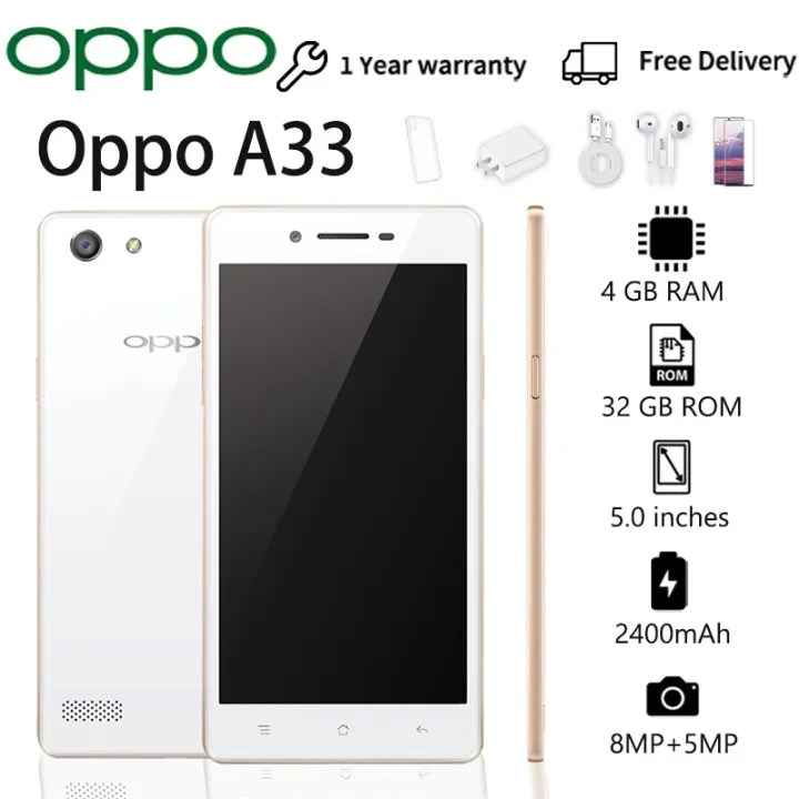 free shopping Online delivery oppo A33/a31 3GB RAM 32GB ROM 2400 mAh Battery 5 inches screen ...