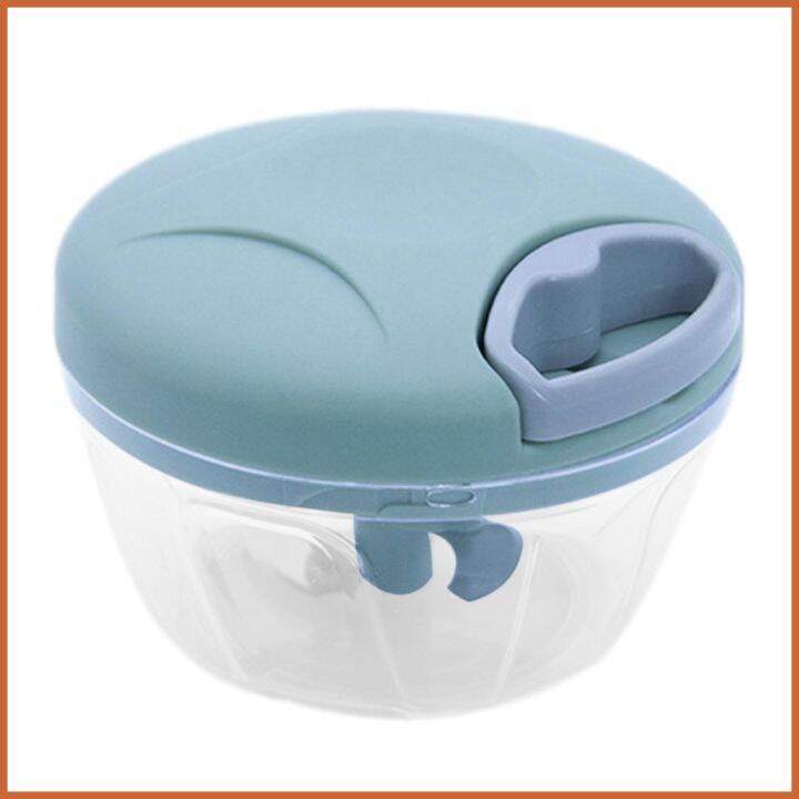 Manual Food Processor 500ml Manual Food Mixer Blender Chopper Hand Pull ...