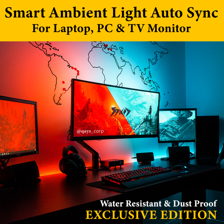 Aurora Ambient Light RGB Auto Sync for PC Monitor LED TV | Lazada Indonesia