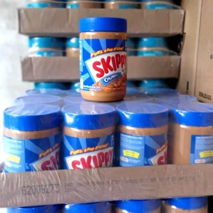 Selai Roti Skippy Chunky Dengan Butiran Kacang 340gr 100% HALAL ...