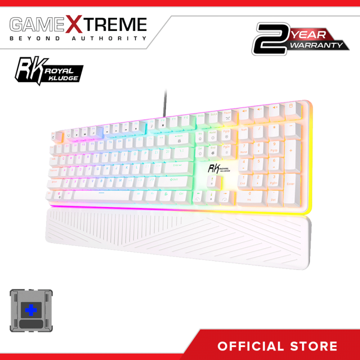 Royal Kludge RK918 Wired RGB 108 Keys Mechanical Keyboard [White ...