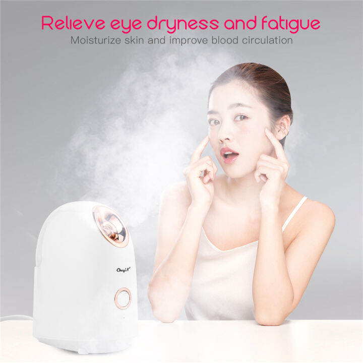 【Philippines Shipping】CkeyiN Facial Steamer, Nano Ionic Warm Mist ...