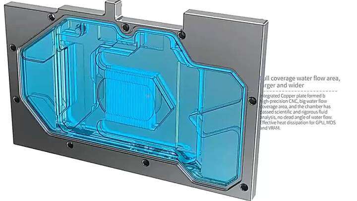 Bykski A-SP6800-X,6800 Full Cover GPU Water Block For Sapphire Radeon ...