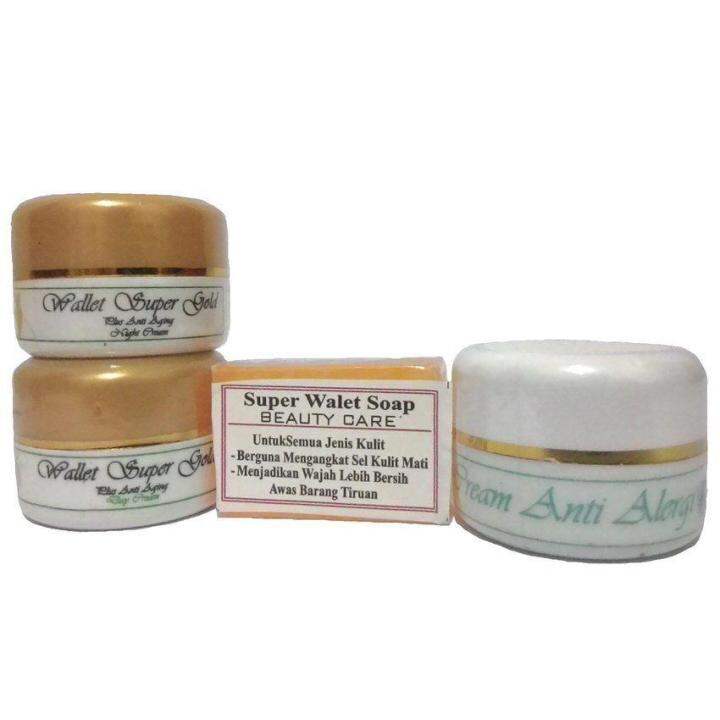 Cream Walet Super Gold Paket Ekonomis 4 in 1 - Walet Cream Super Gold ...