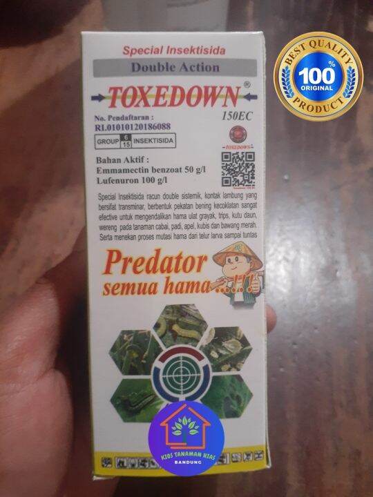 COD Insektisida Double Action Toxedown 150EC Original Delta Chemica ...