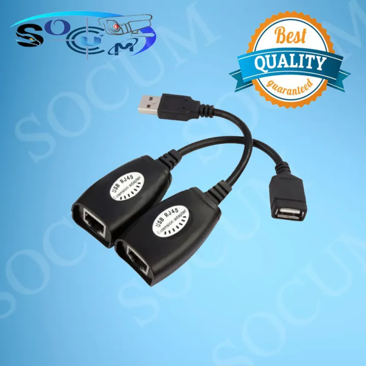 USB UTP Extender Adapter Over Single Rj45 Ethernet Cat5/5e 6 Cable up ...