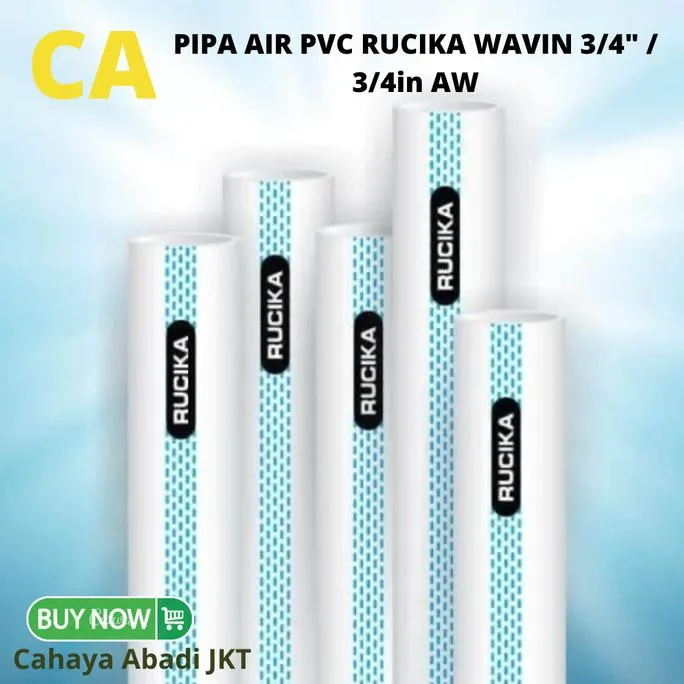 PIPA AIR PVC RUCIKA WAVIN 3/4" / 3/4in AW | Lazada Indonesia