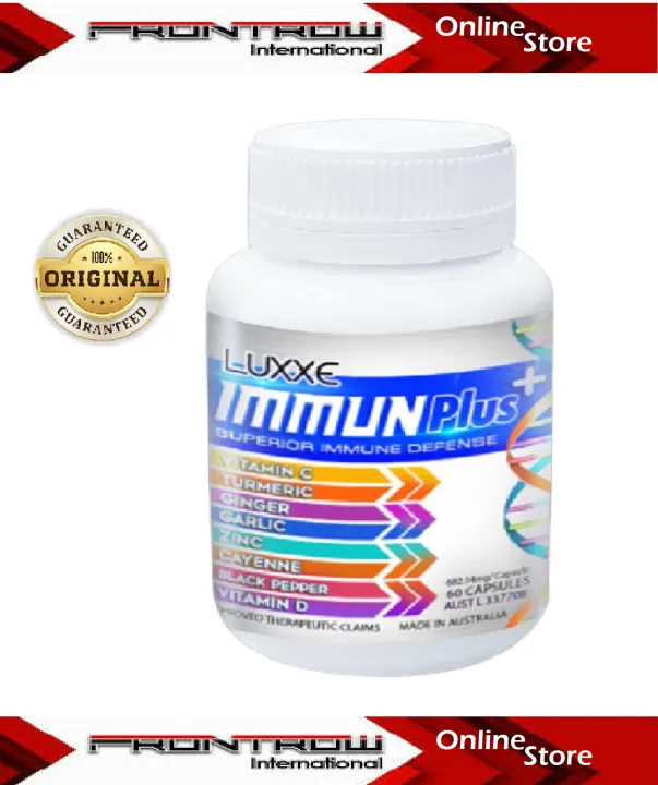 Luxxe Immunplus Herbal Extract Vitamin C, D & Zinc 100% Authentic ...