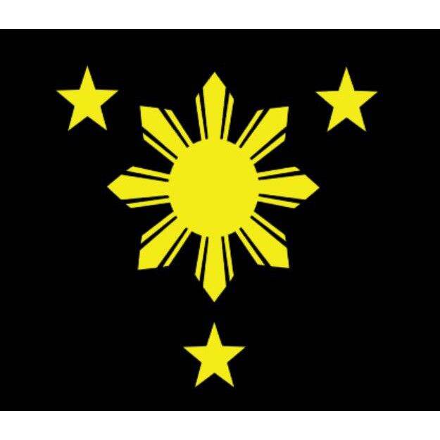 3 Stars and a Sun Logo Decal Sticker C.O.D | Lazada PH