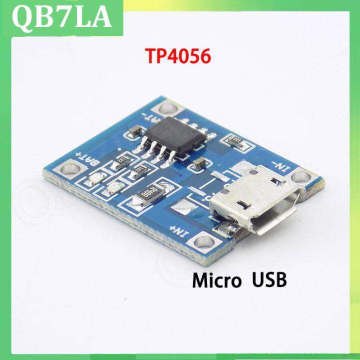 QB7LA shop 5pcs TP4056 Micro USB 5V 1A 18650 Module Charging Board Functions Li-ion Lithium ...