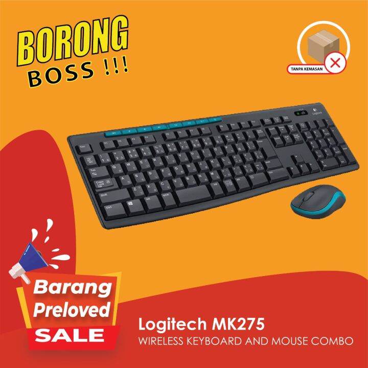 Mouse Keyboard MK275 | Lazada Indonesia